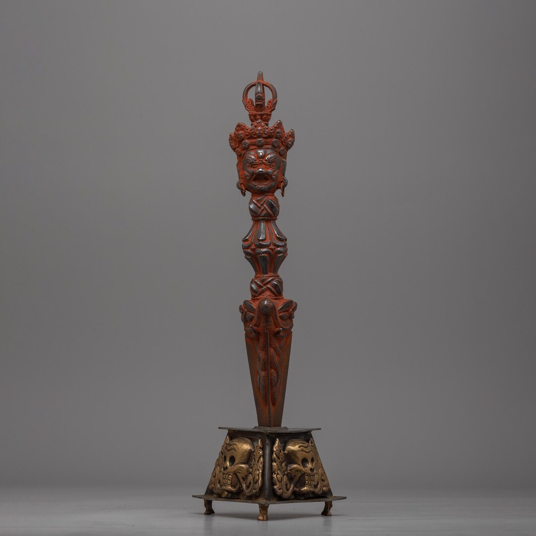 Traditional Buddhist Ritual Dagger Phurba Sacred Tibetan Tool for ...