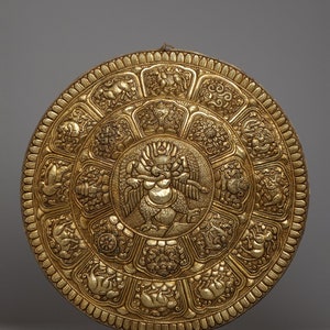 Garuda Metal Thangka : Stunning Hindu Wall Hanging for Spiritual ...