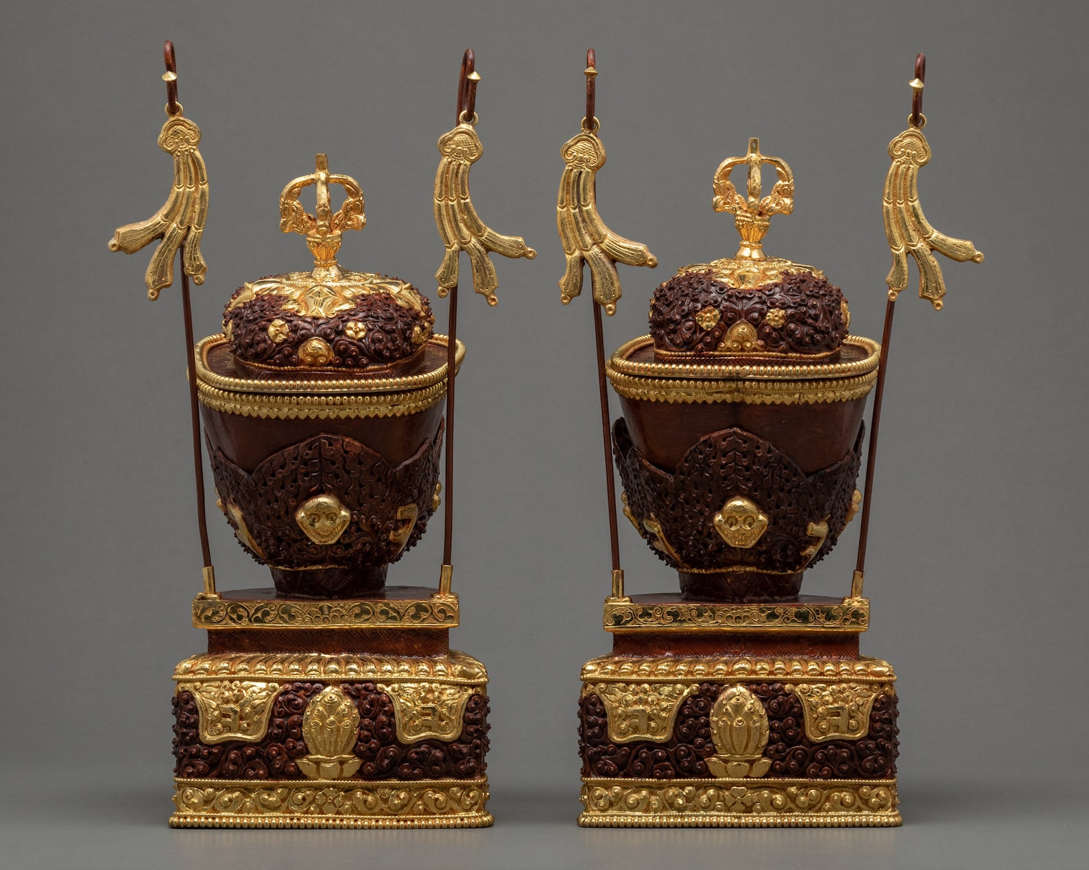 Ritual Kapala Set Buddhist Skull Offering Finely - Etsy