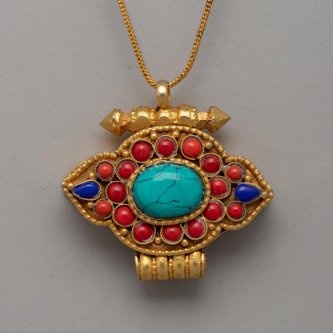 Tibetan Gau Box | Sacred Prayer Container for Blessings and Meditation ...