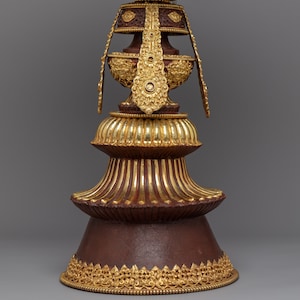 Buddhist Offering Light in Butter Lamp | Handcrafted Lamp | 24K Gold ...