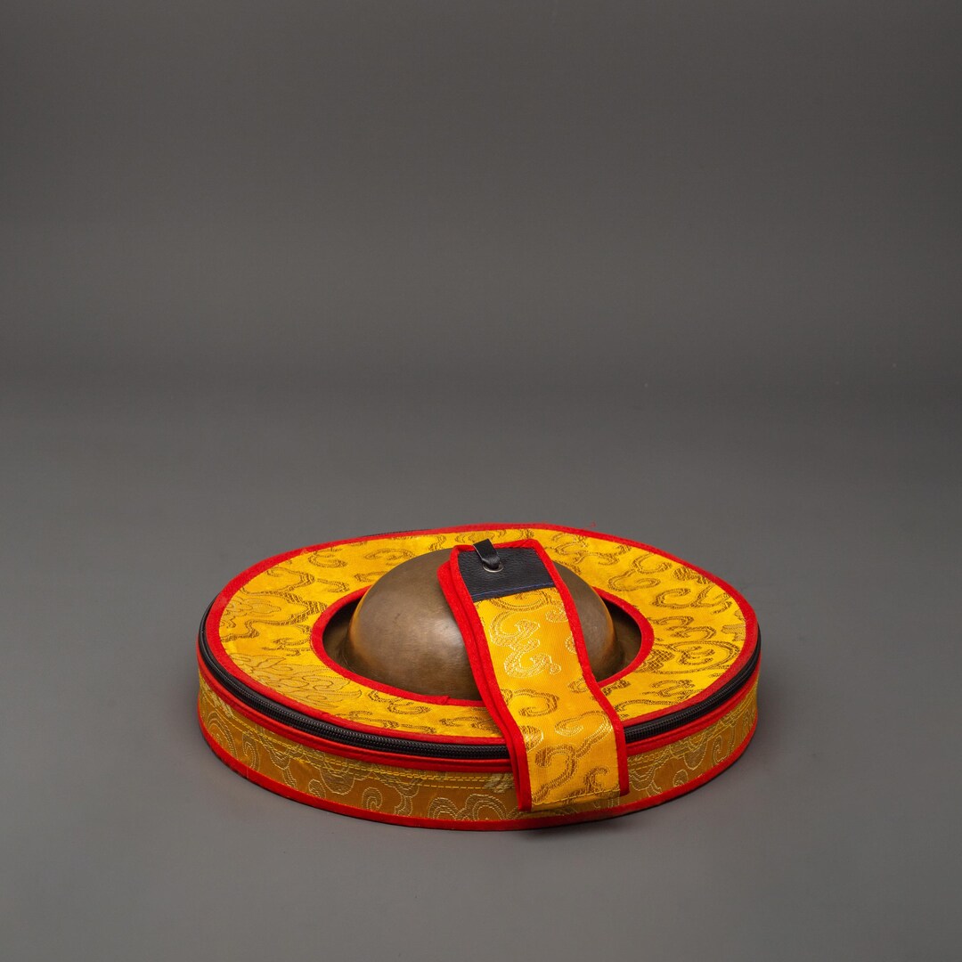 Traditional Jhyamta Cymbals | Kansa Brass Tibetan Ritual Gong ...