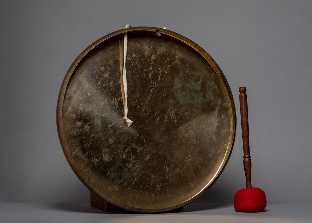 Traditional Gong | Hanging Gong | Tibetan Handmade Gongs | for Sound ...