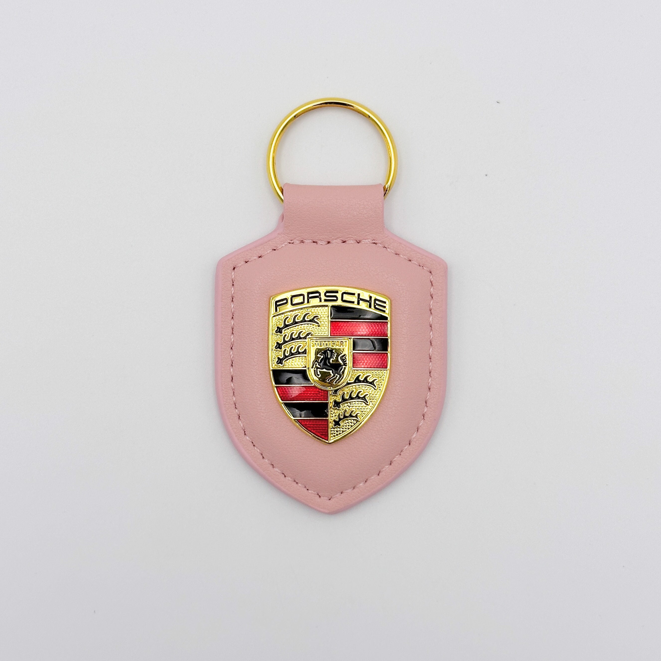 Pink porsche keychain store