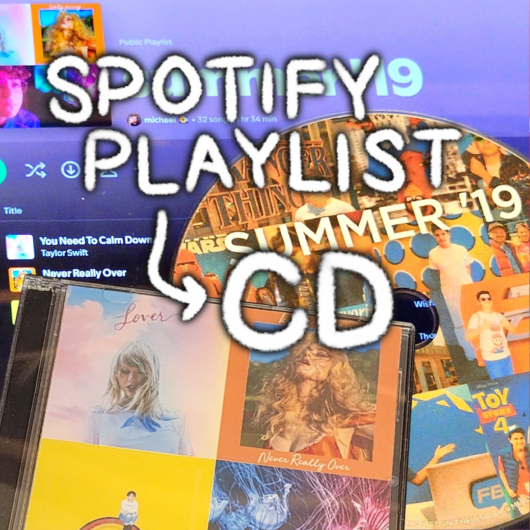 Custom Spotify Playlist to CD! - Etsy
