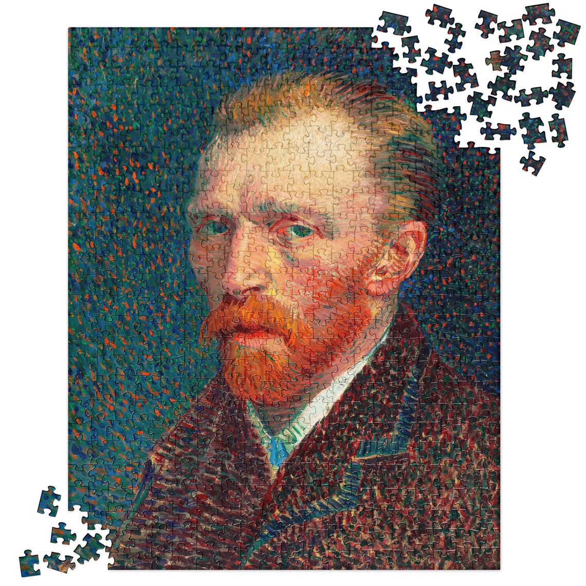 Fine Art Jigsaw Puzzle, Vincent Van Gogh Self-portrait, Impressionist ...