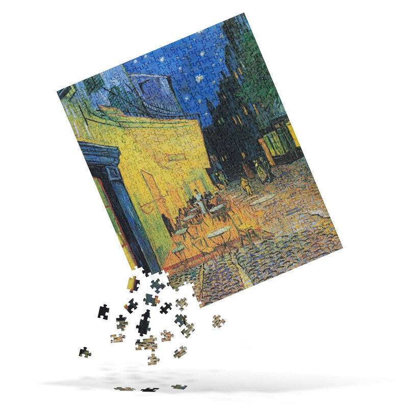 Fine Art Jigsaw Puzzle Vincent Van Goghs Café Terrace at - Etsy