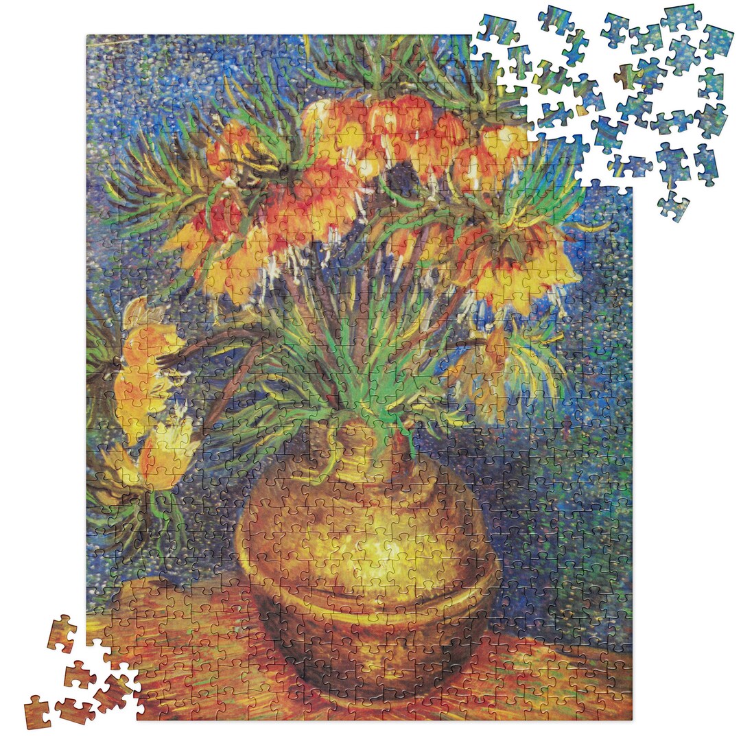 Fine Art Jigsaw Puzzle, Vincent Van Gogh Imperial Fritillaries in ...