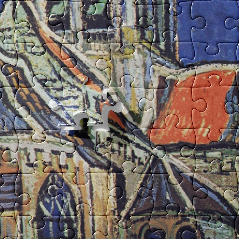Fine Art Jigsaw Puzzle Vincent Van Goghs the Church at - Etsy