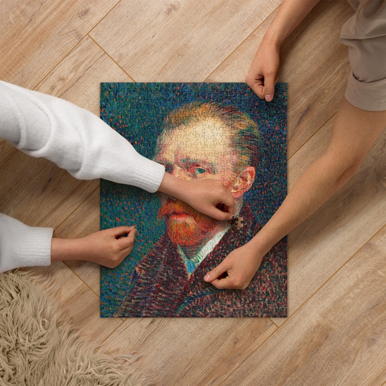 Fine Art Jigsaw Puzzle, Vincent Van Gogh Self-portrait, Impressionist ...