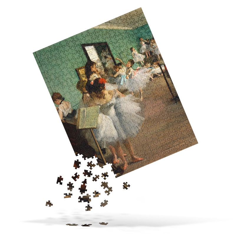 Fine Art Jigsaw Puzzle, the Dance Class by Edgar Degas, Cute Ballet ...
