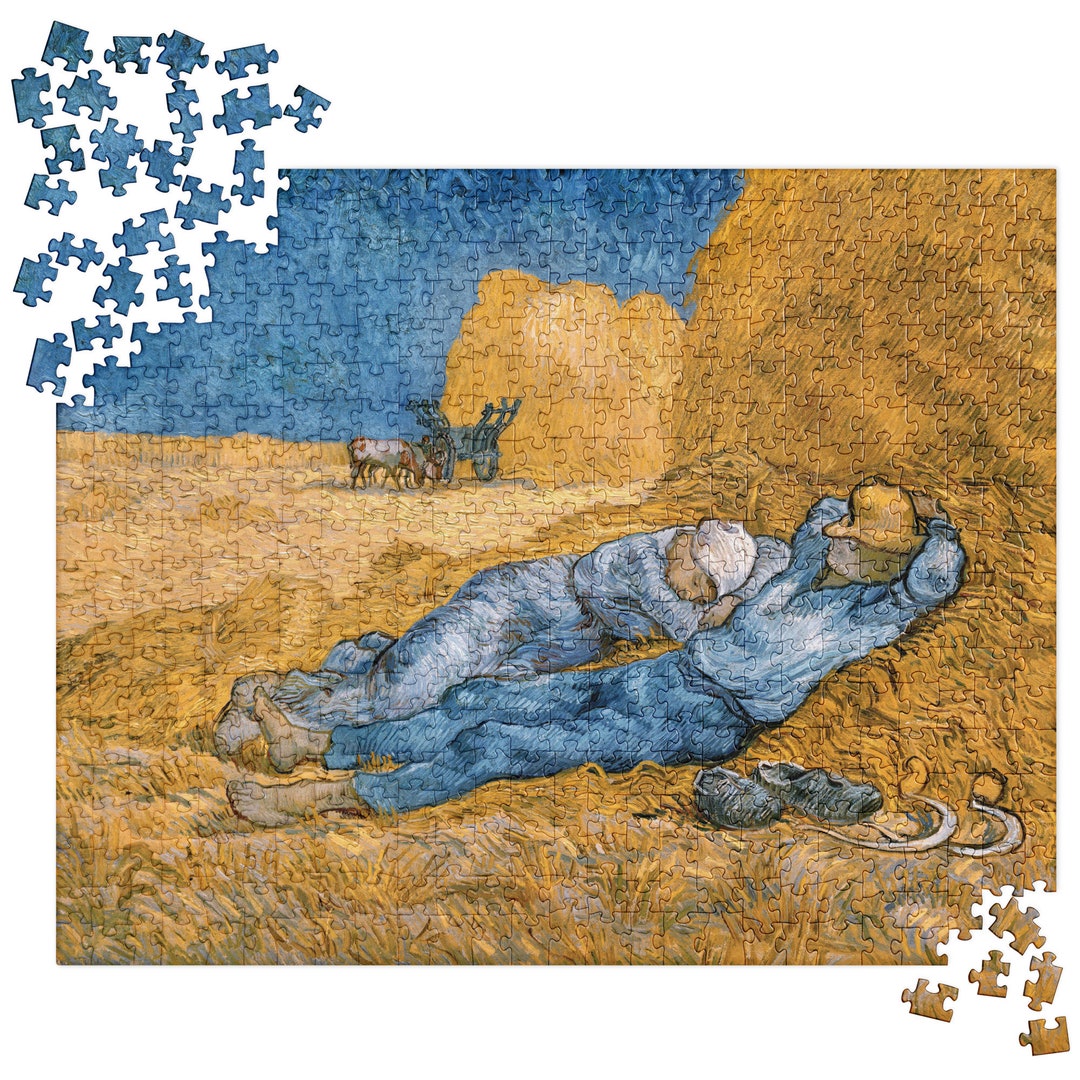 Fine Art Jigsaw Puzzle, the Siesta by Vincent Van Gogh, French ...