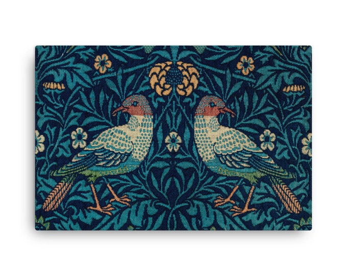 Birds Pattern by William Morris Framed Art Print, Art Nouveau ...