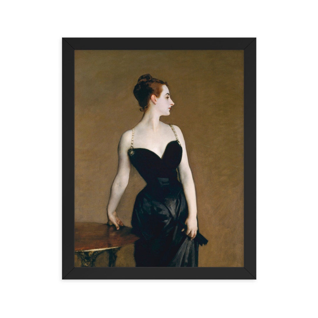 Madame X madame Pierre Gautreau by John Singer Sargent Framed Art Print ...