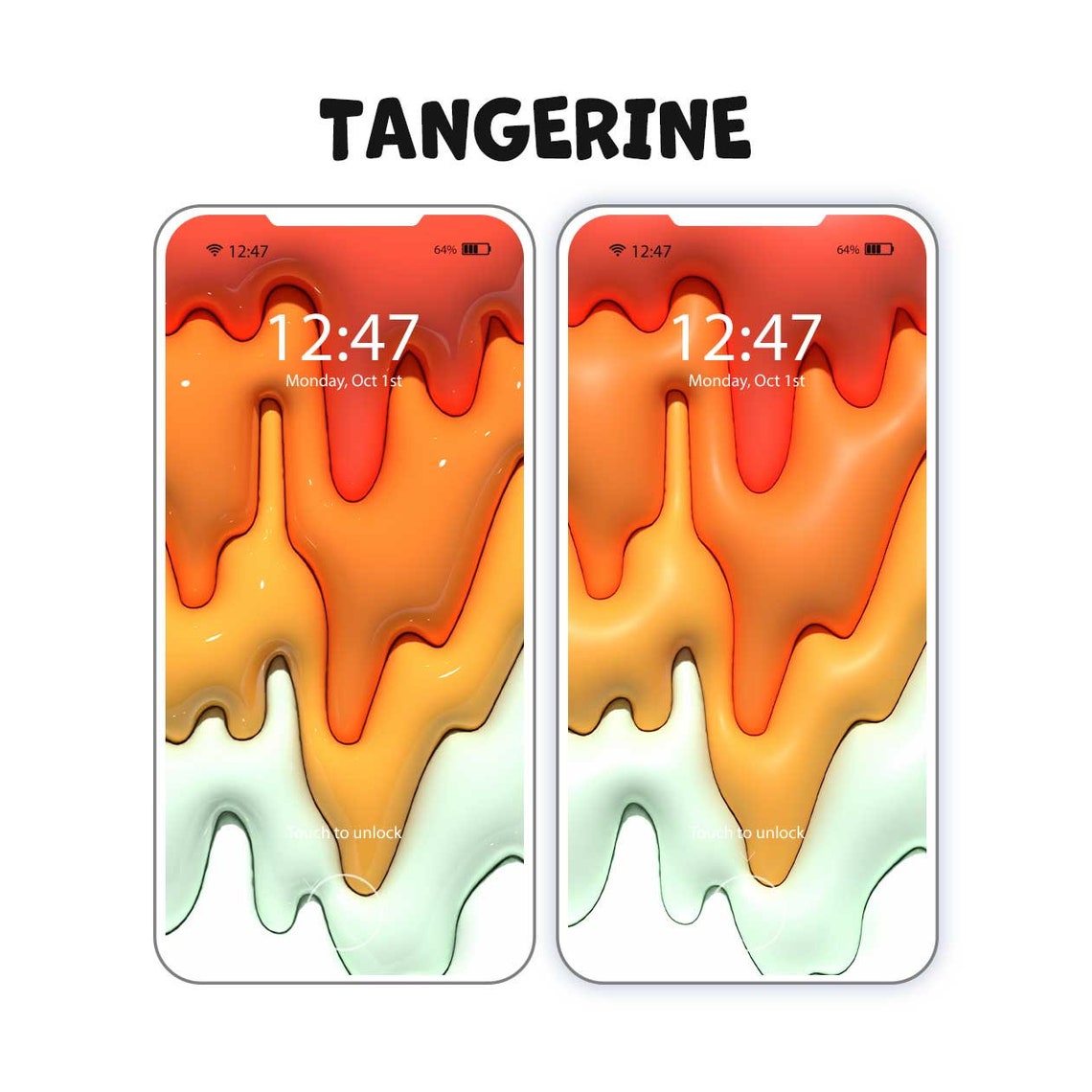 3D Icing Phone Wallpapers set of 18 3D Splash Screen - Etsy