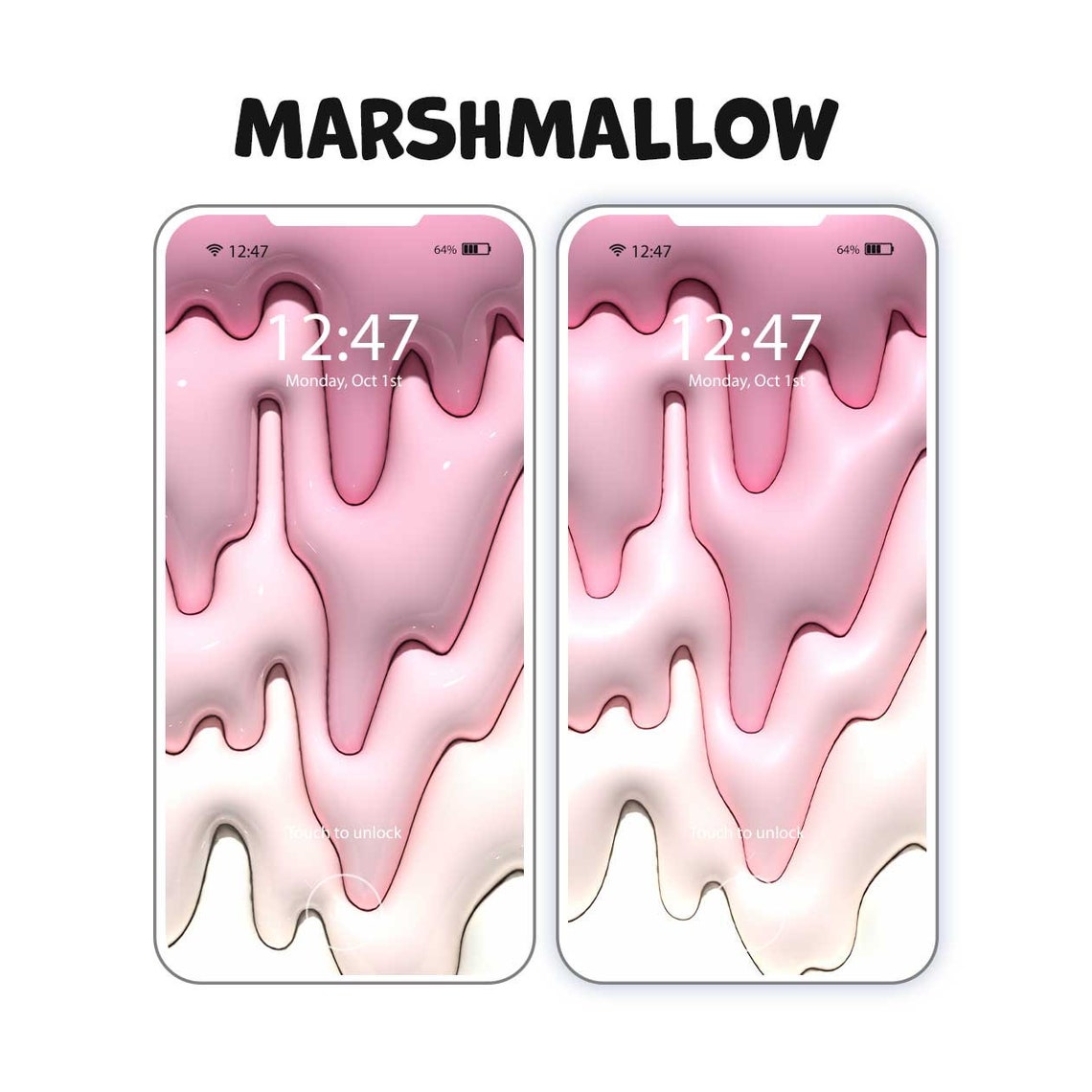 3D Icing Phone Wallpapers set of 18 3D Splash Screen - Etsy
