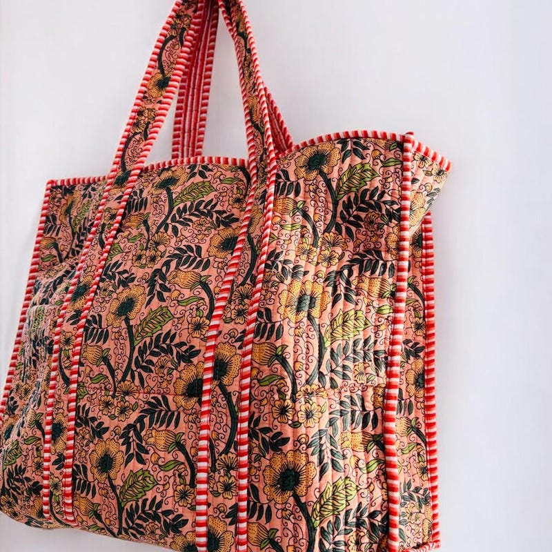 Printed Tote Bag - Etsy