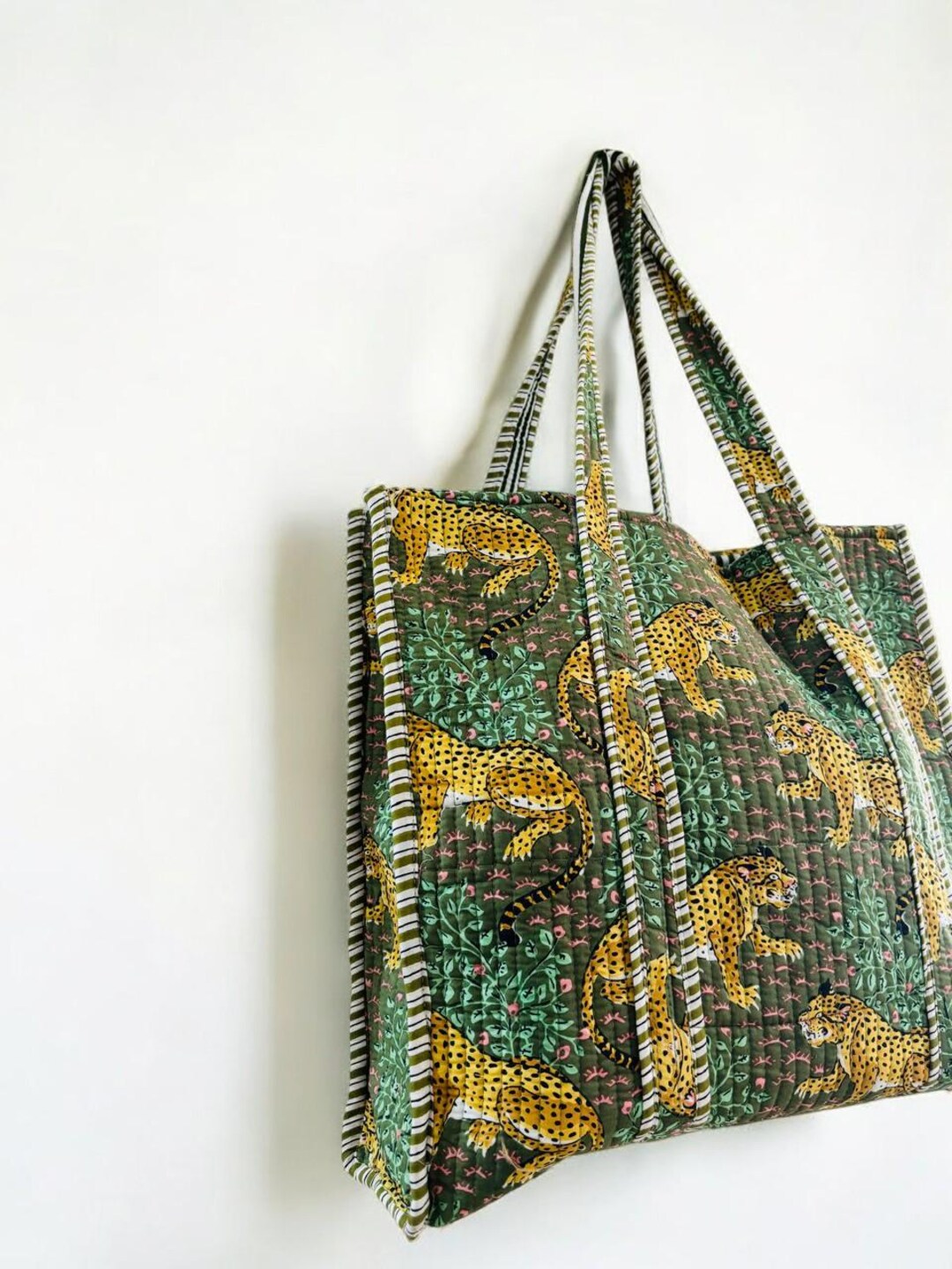 Free Shipping Handmade Tote Bag, Indian Making Quilted Tote Bags, Eco ...