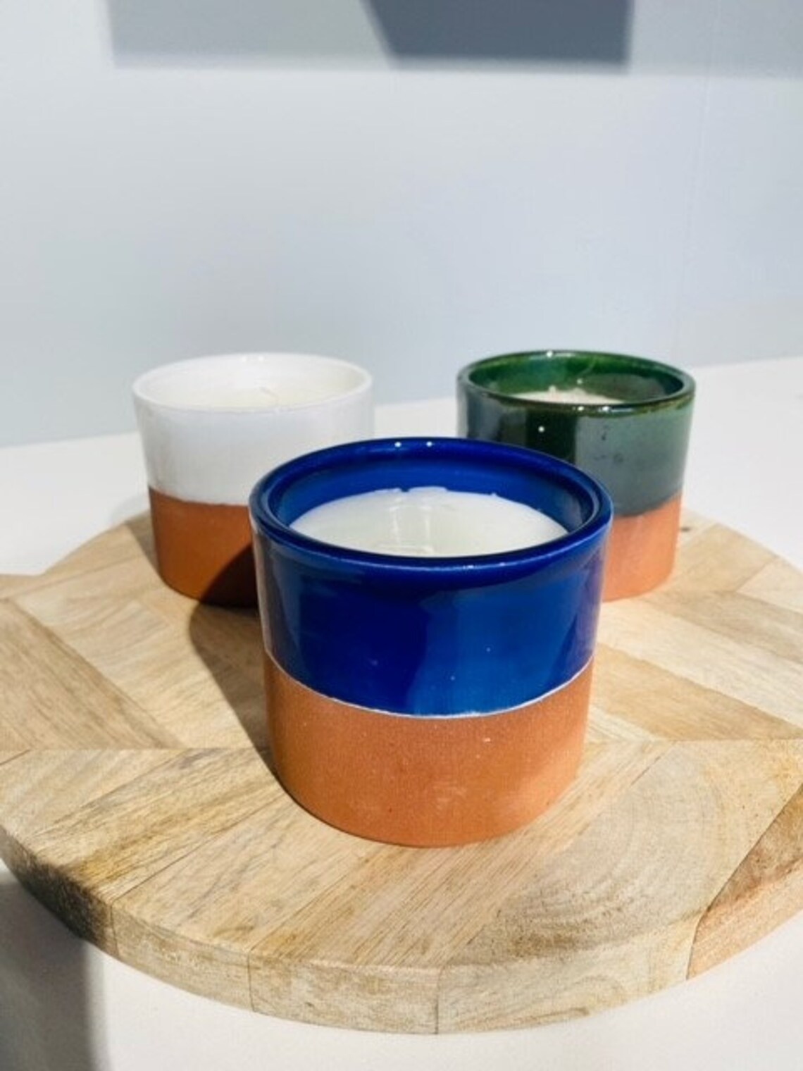 “handmade Scented Candles - Oud Scent, Handmade in Terracotta” - Etsy