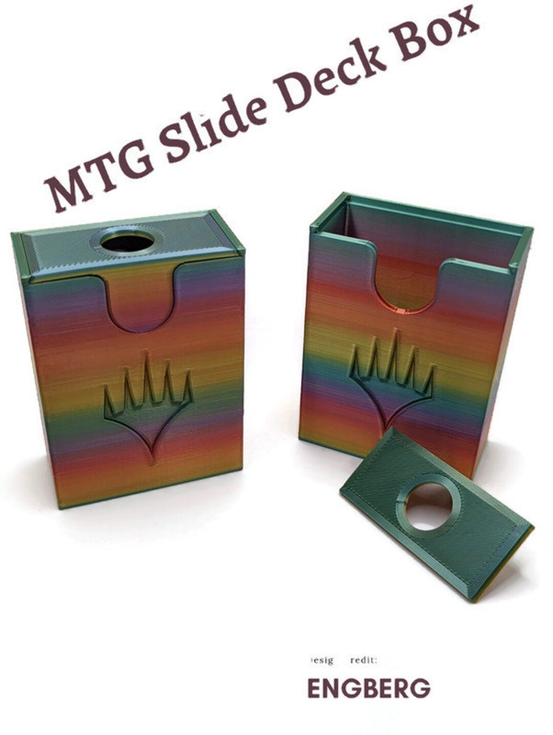 MTG Slide Deck Box - Etsy