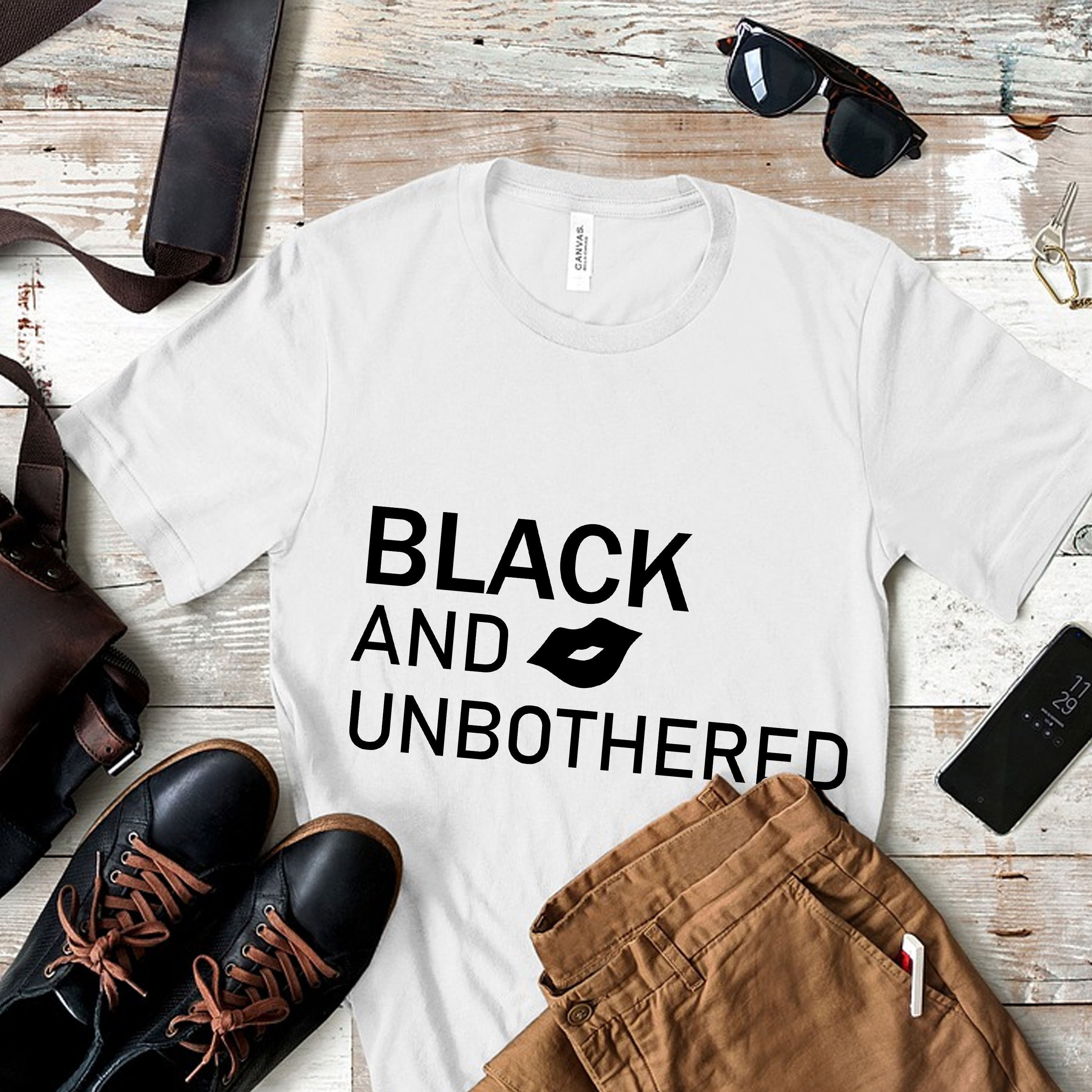 Black and Unbothered Svg , File for Cricut, Instant Download, Dxf, Png ...
