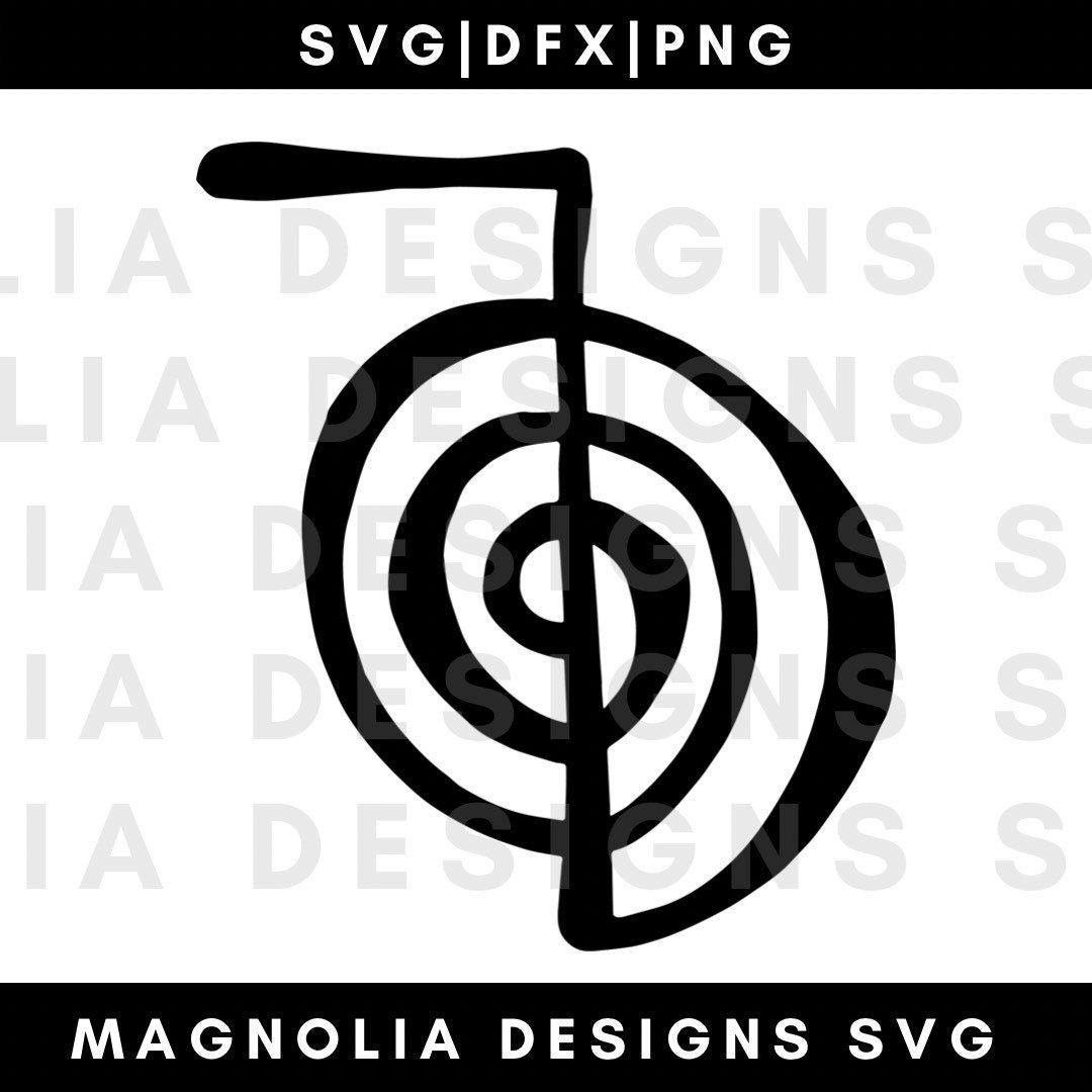 Reiki Cho Ku Rei Svg , File for Cricut, Instant Download, Dxf, Png ...