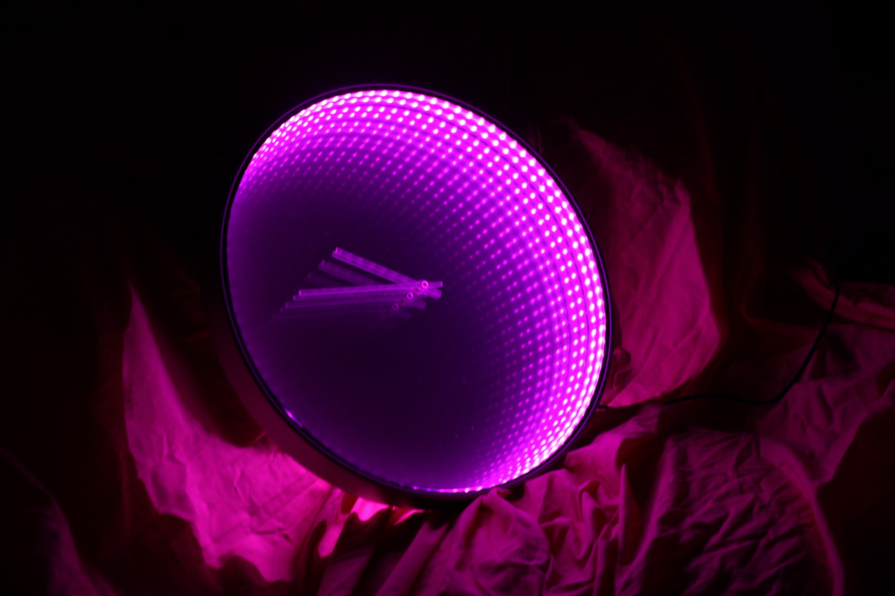 Infinity Mirror Clock - Etsy