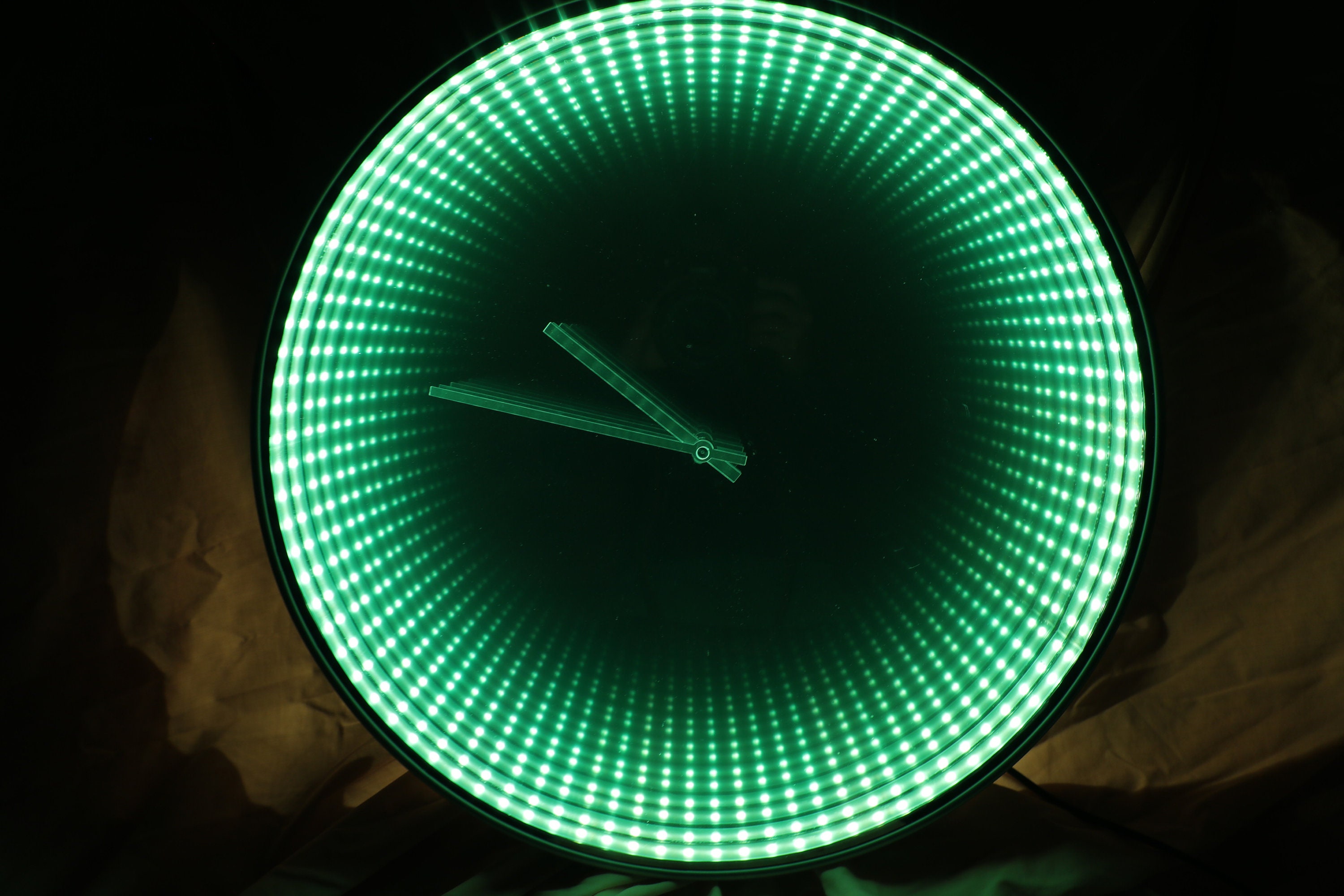 Infinity Mirror Clock - Etsy