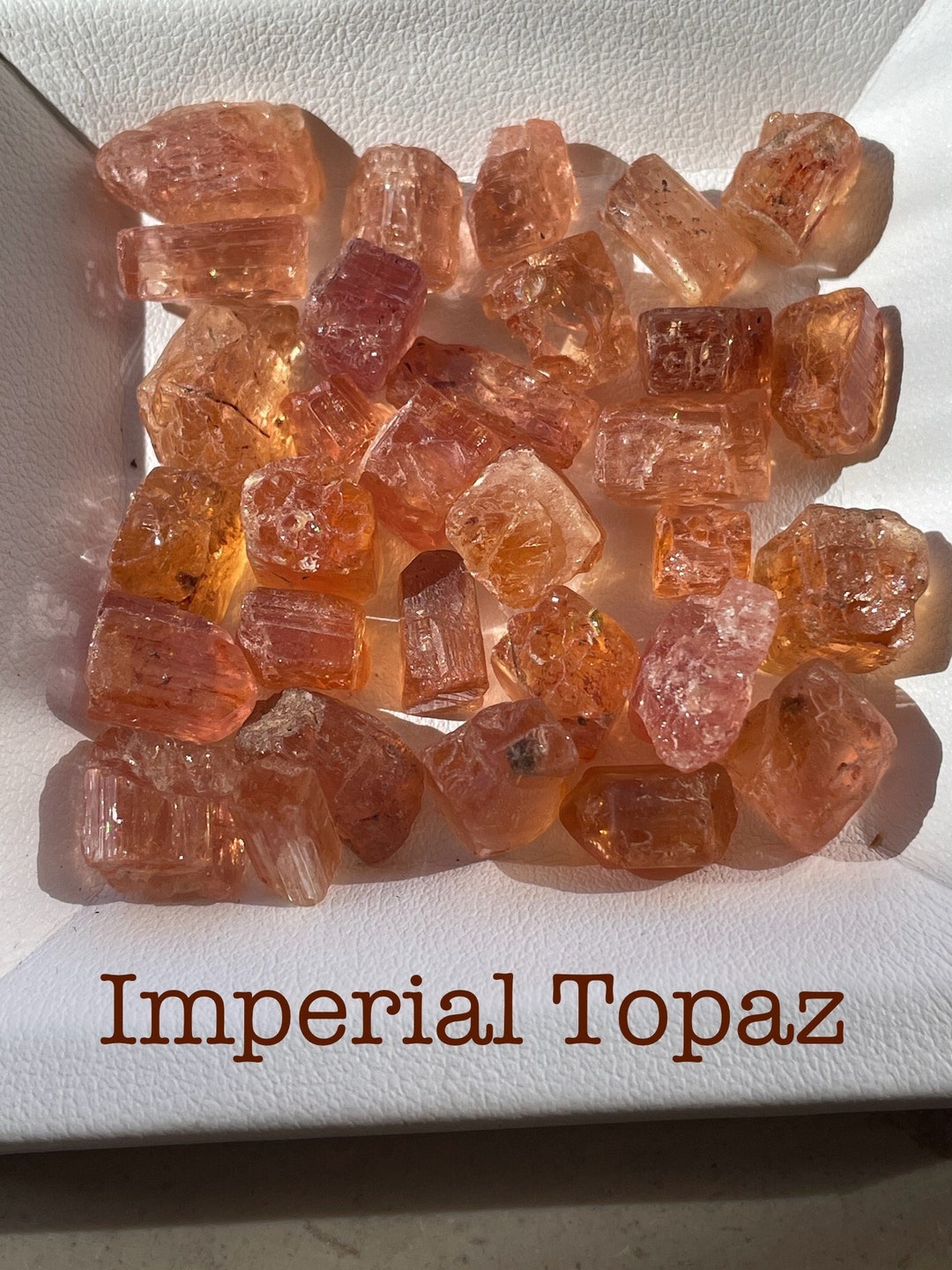 Lot of Raw Imperial Topaz. Natural Imperial Topaz. - Etsy