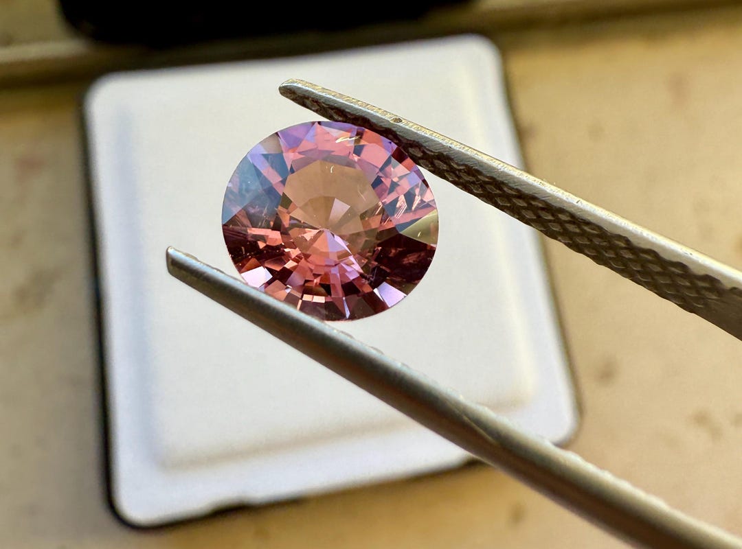 A Beautiful Pink Spinel, Oval, Almost Round. - Etsy