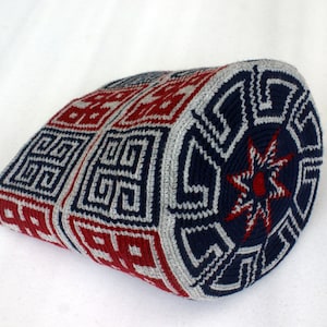 Wayuu Bag PATTERN, Set of 2 Mochila Charts, Tapestry Crochet Greek Key ...