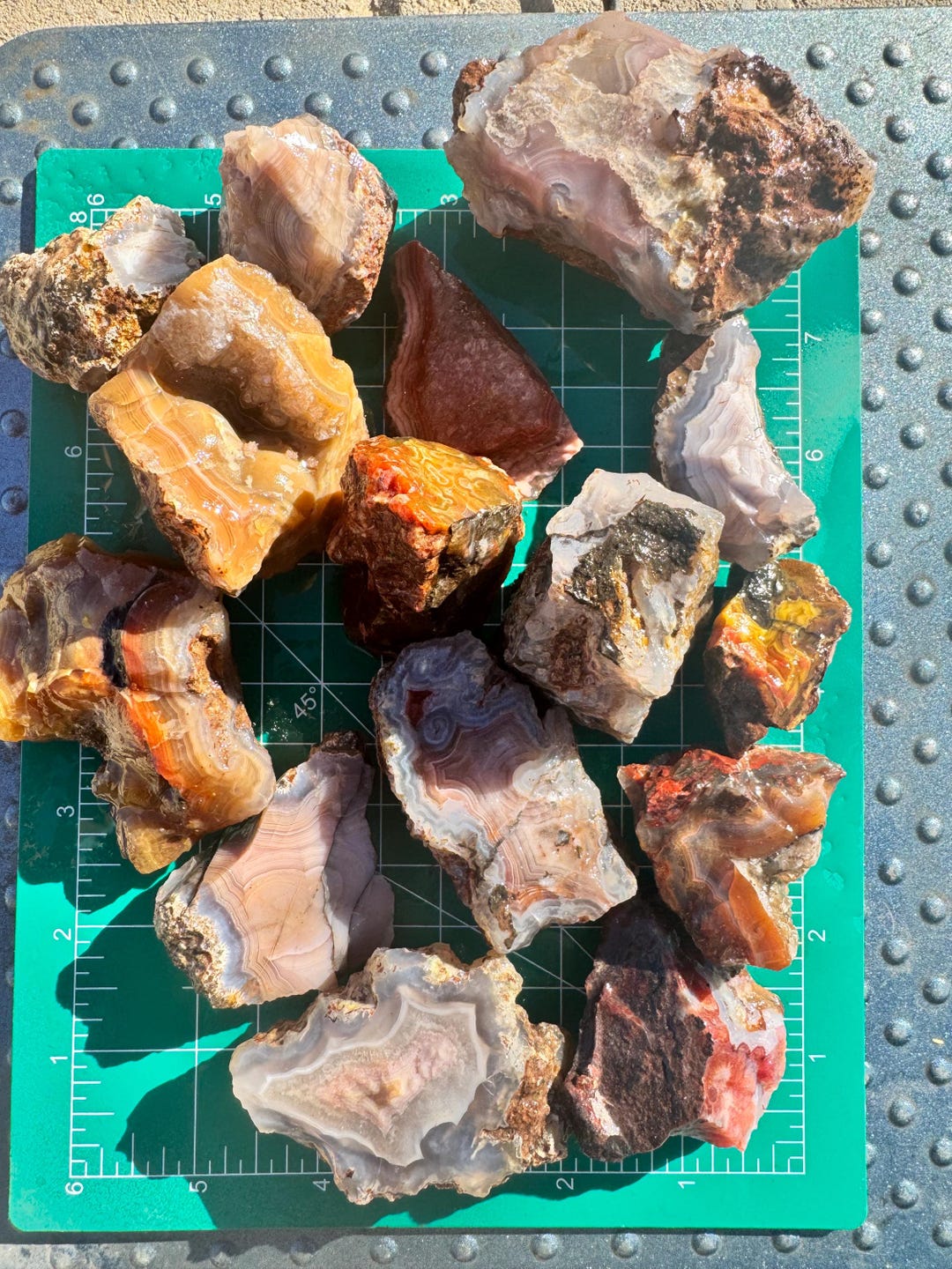 2 Lbs of Laguna Agate Broken Pieces Tumbling Size - Etsy