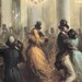Vintage Masquerade Ball Painting Antique Living Room Art Print Digital ...