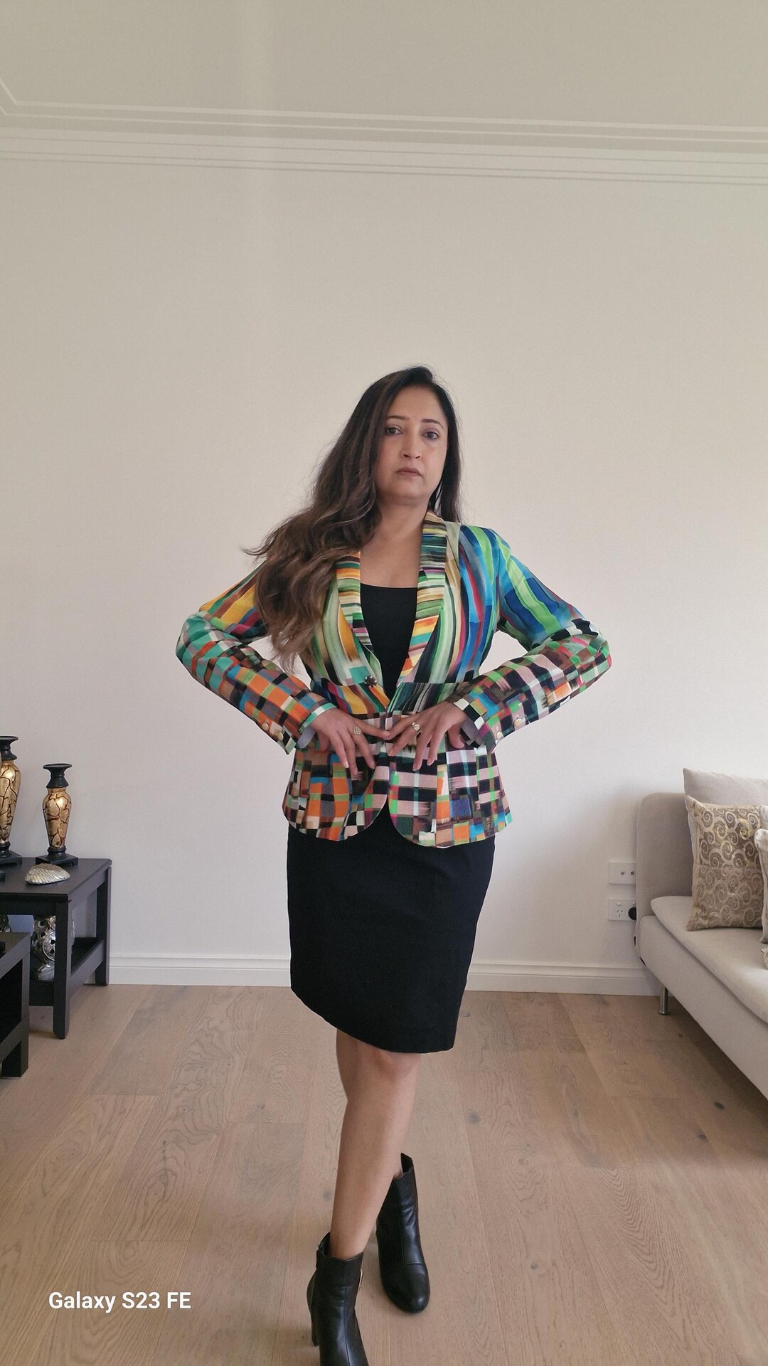 Vibrant Multi-color Blazer,colorful Blazer for Women | Statement Jacket ...