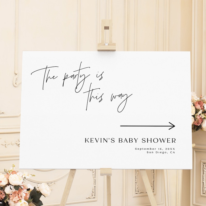 This Way Sign - Etsy