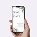 Modern Text Message Save Our Date, Smartphone Save Our Date Card ...