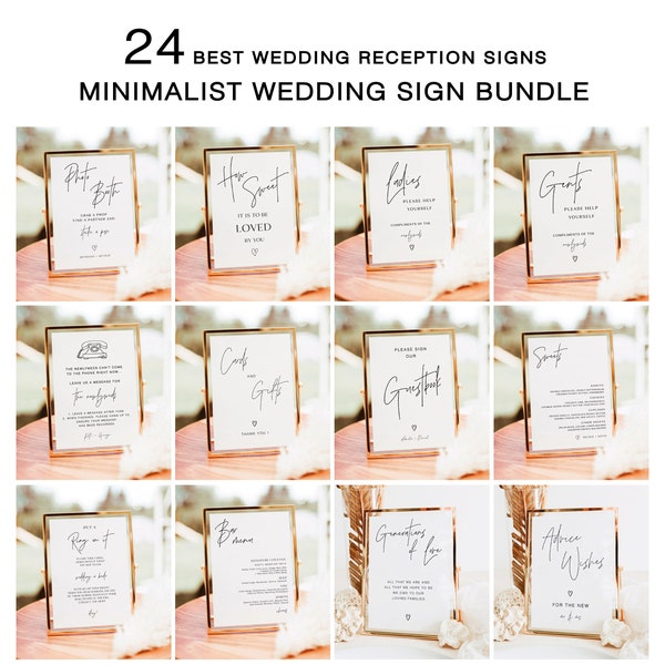 Wedding Reception Signs - Etsy