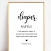 Minimalist Diaper Notes, Baby Shower Diaper Thoughts Sign, Template ...