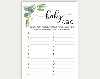 Baby Alphabet Game | Etsy