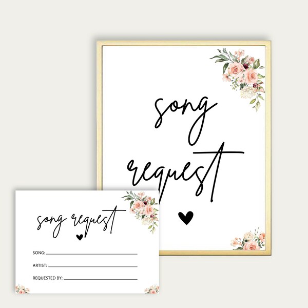 Song Request Cards - Etsy