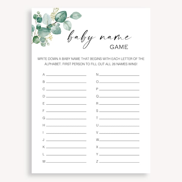 Baby Name Print - Etsy