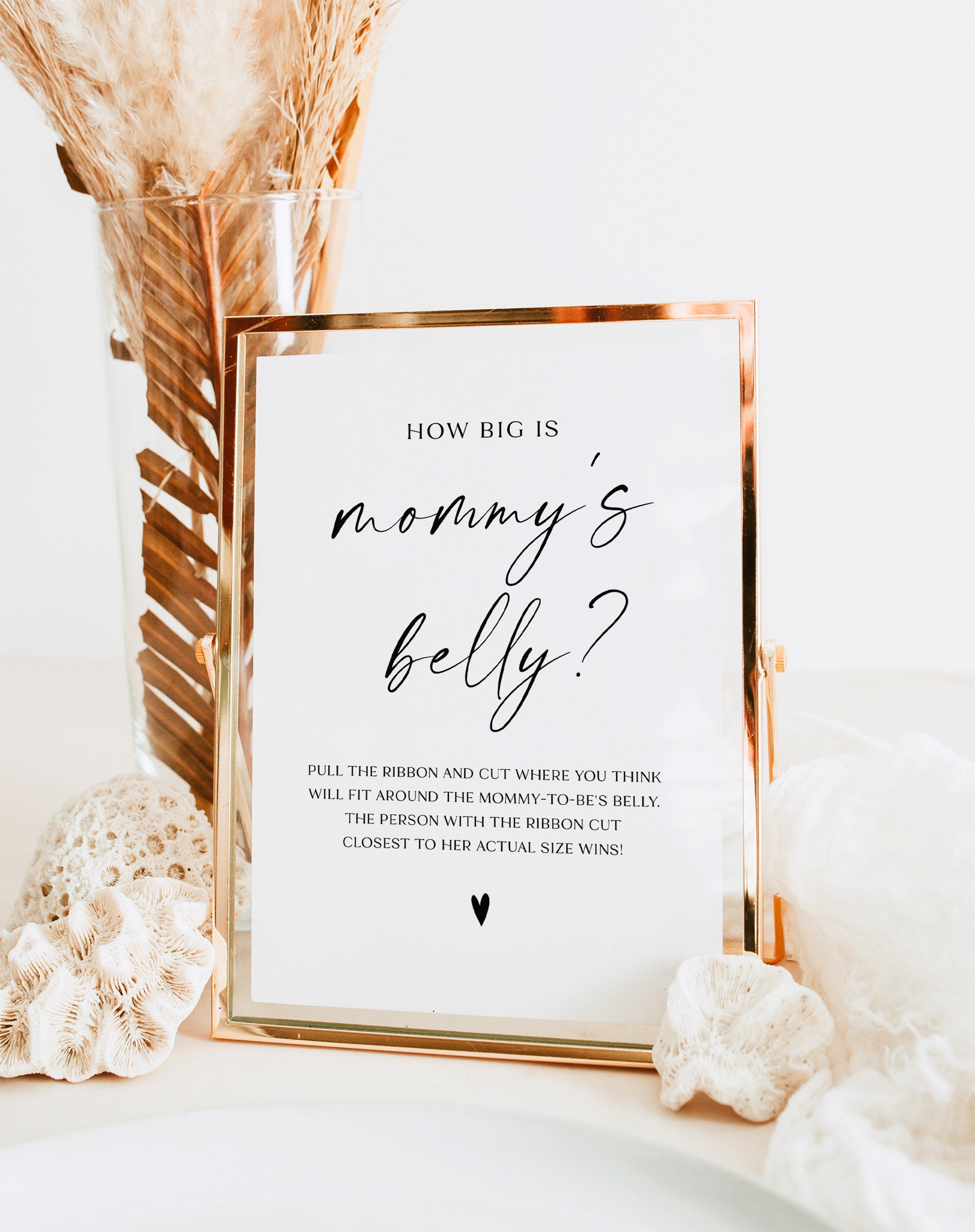 How Big is Her Belly Sign and Tickets How Big is Mommy's - Etsy