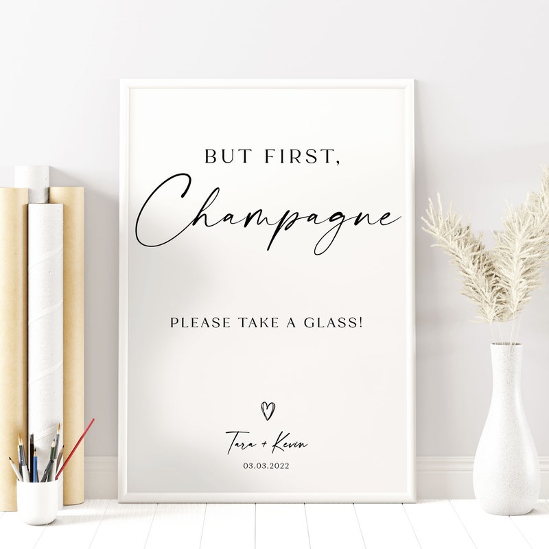 Champagne Sign - Etsy UK