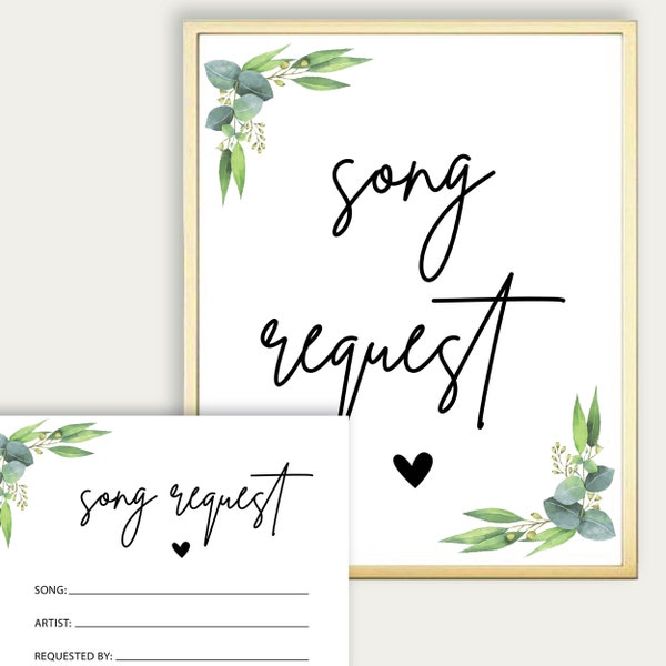 Song Request - Etsy