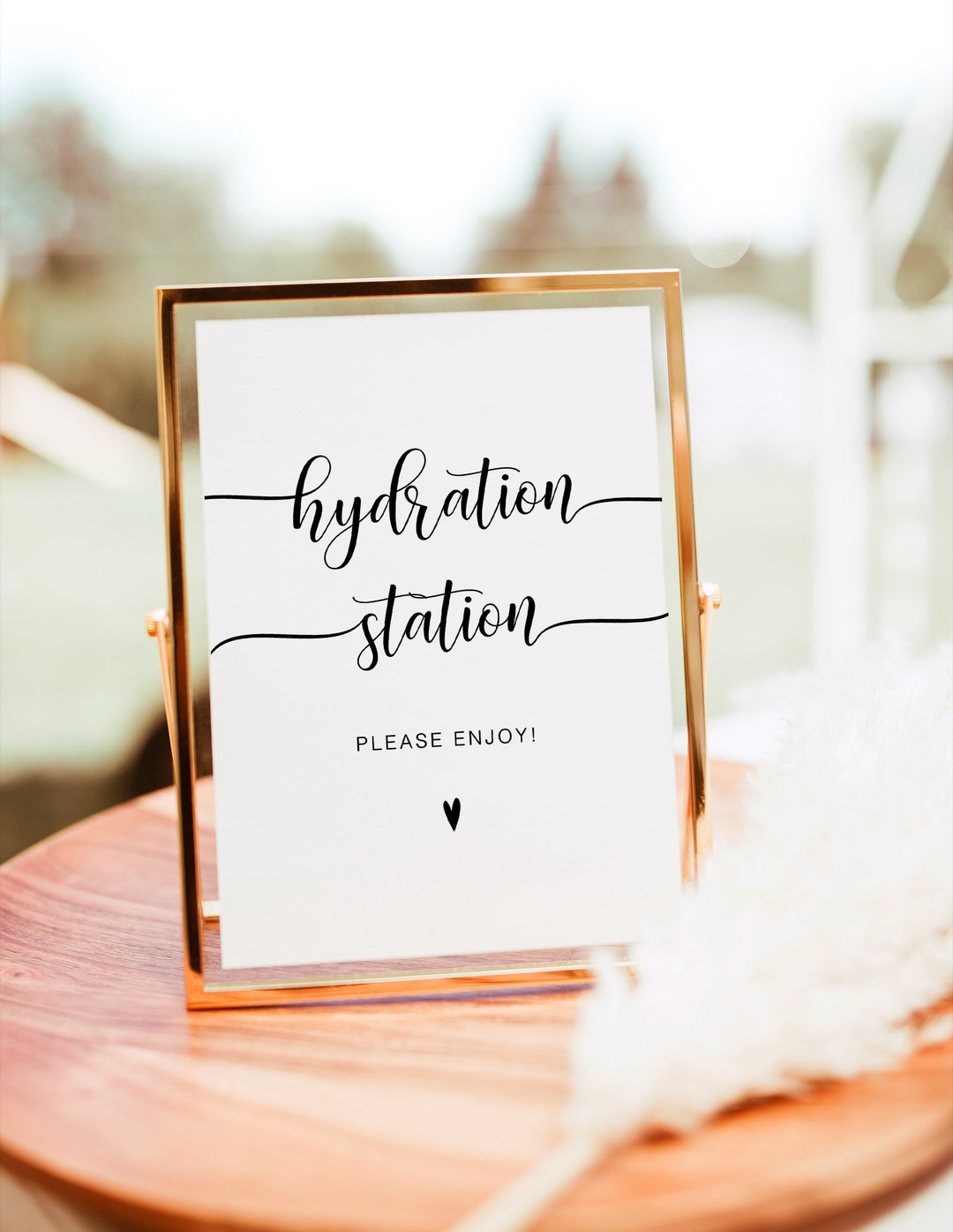 Water Hydration Station Sign, Baby Shower Hydration Sign, Baby Shower ...
