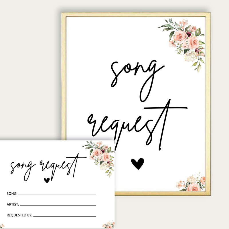 Song Request - Etsy