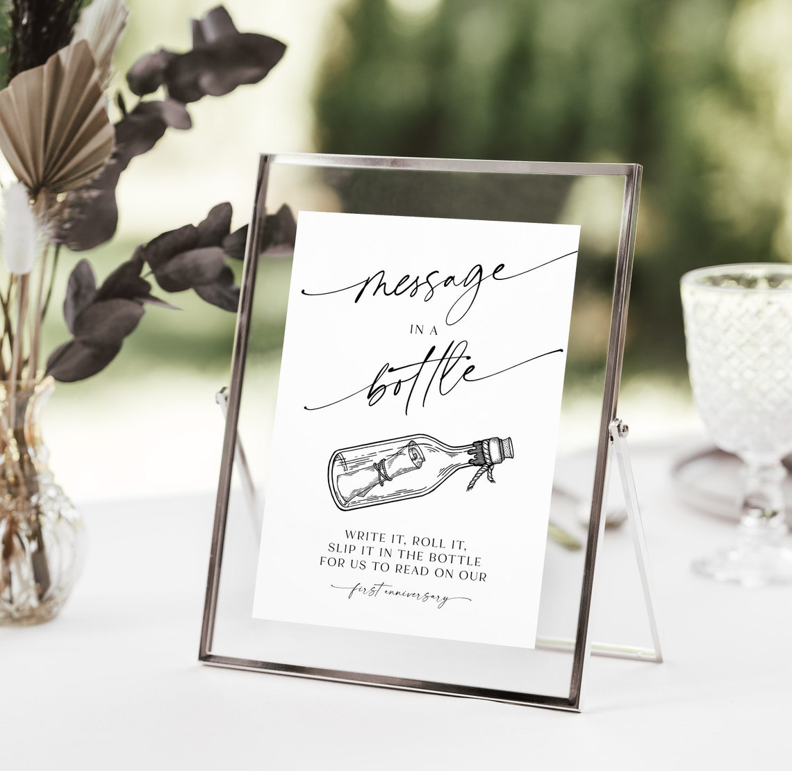 Printable Message in A Bottle Template Message in A Bottle - Etsy