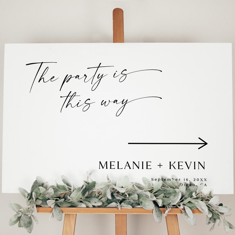 This Way Sign - Etsy
