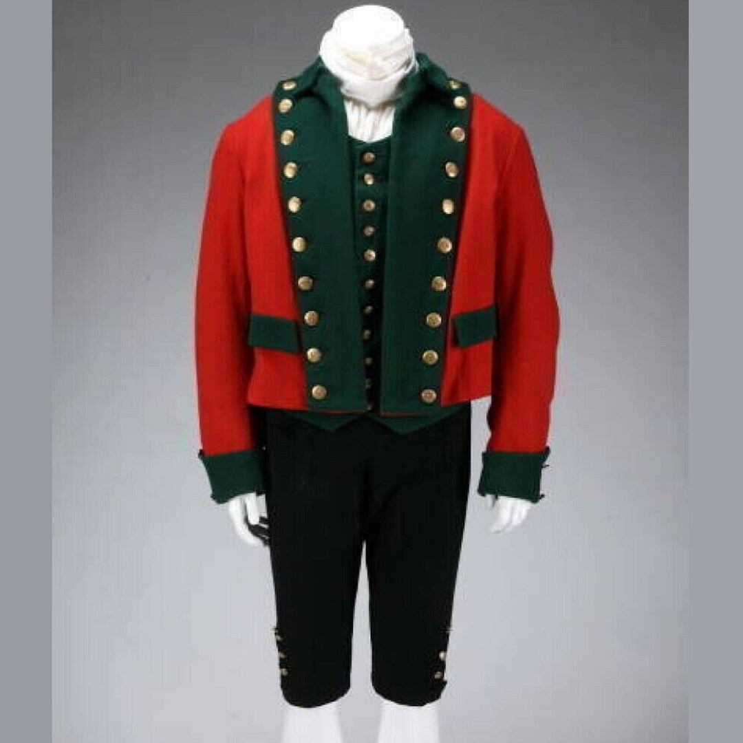 Men's Red & Green Patriot Dragon Soldier Costume Jacket - Etsy