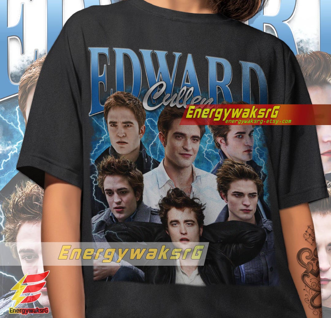 Limited Edward Cullen Vintage T-shirt, Retro Edward Cullen Shirt ...